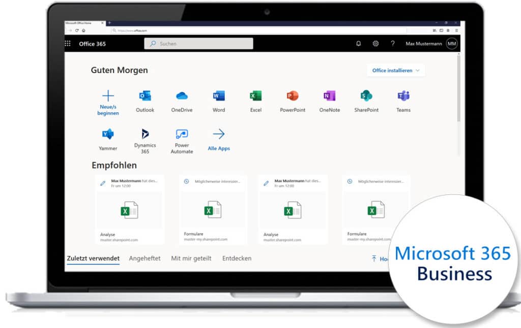 Microsoft 365 for Business kaufen - MXP GmbH - IT Systemhaus Augsburg